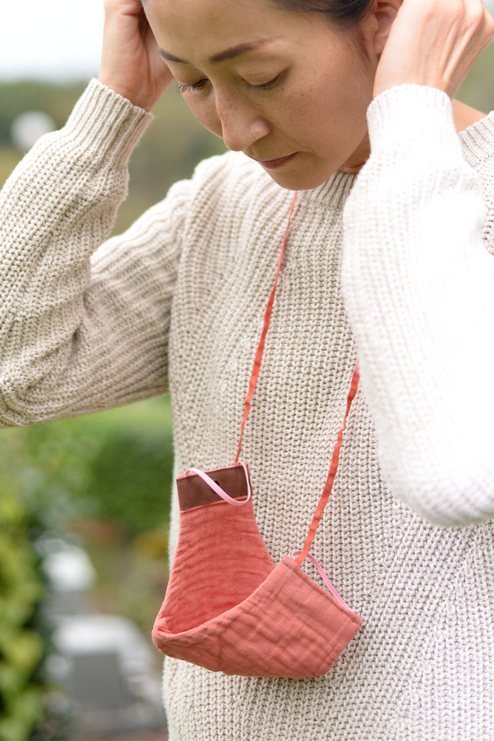 Face mask akane red – The Standard Store